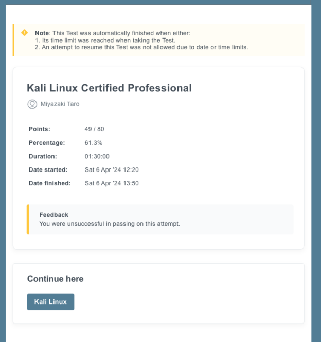 Offsec社のオマケ的な資格「KLCP」「OSWP」受験記 | 株式会社レオンテクノロジー